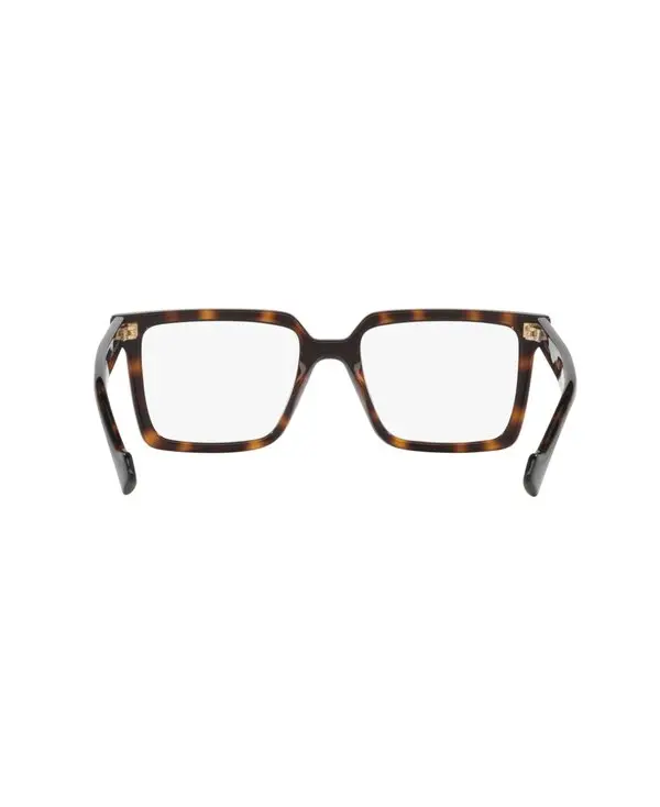 Gucci Rectangle Eyeglasses Full Rim - Tortoise Tan
