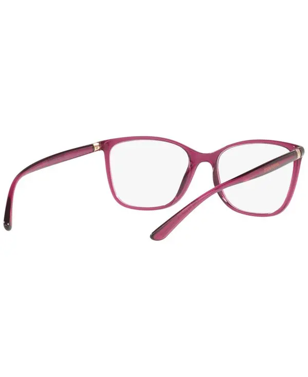 Dolce & Gabbana Rectangle Eyeglasses - Transparent Dark Cherry