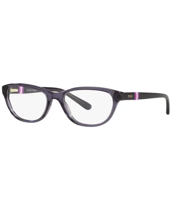 Polo Ralph Lauren Cat Eye Eyeglasses - Shiny Transparent Purple