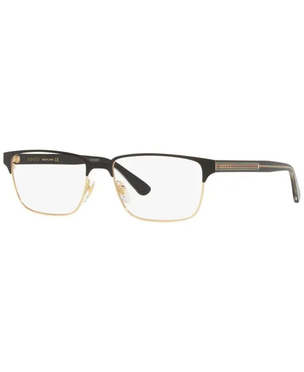 Gucci Rectangle Eyeglasses - Black