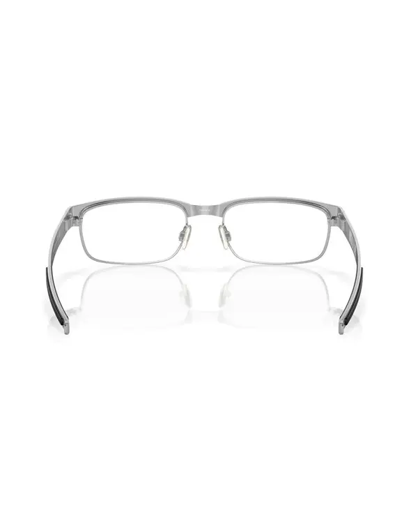 Oakley Metal Plate Rectangle Eyeglasses - Silver
