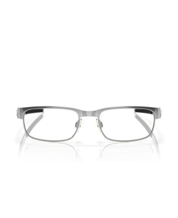 Oakley Metal Plate Rectangle Eyeglasses - Silver