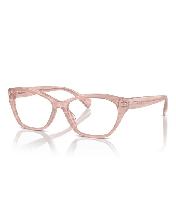 Ralph Lauren Ra7161u Eyeglasses - Shiny Transparent Rose