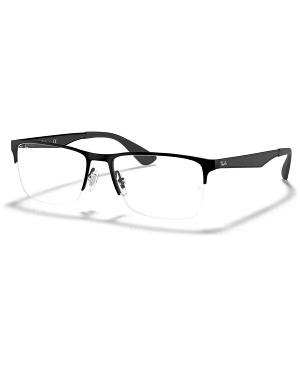 Ray-ban Rectangle Eyeglasses - Matte Black