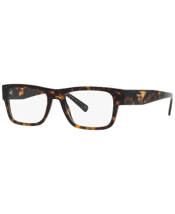 Prada Rectangle Eyeglasses - Havana