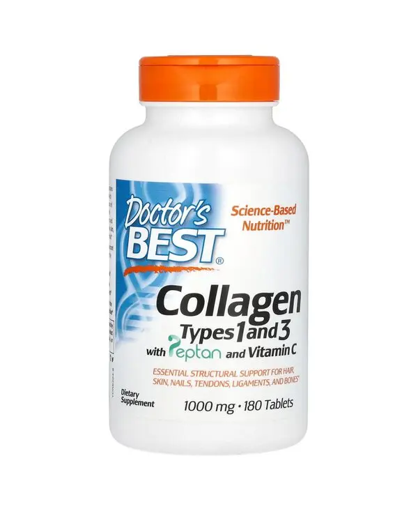 DOCTOR'S BEST Collagen Types 1 & 3 With Vitamin C 180 Tablets - Assorted Pre-pack