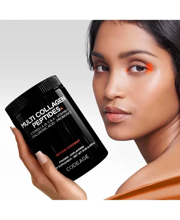 CODEAGE Multi Collagen Peptides Powder + Probiotics Black Edition