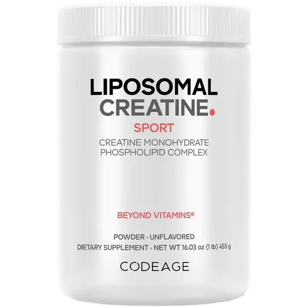 CODEAGE Liposomal Creatine Powder Supplement - White