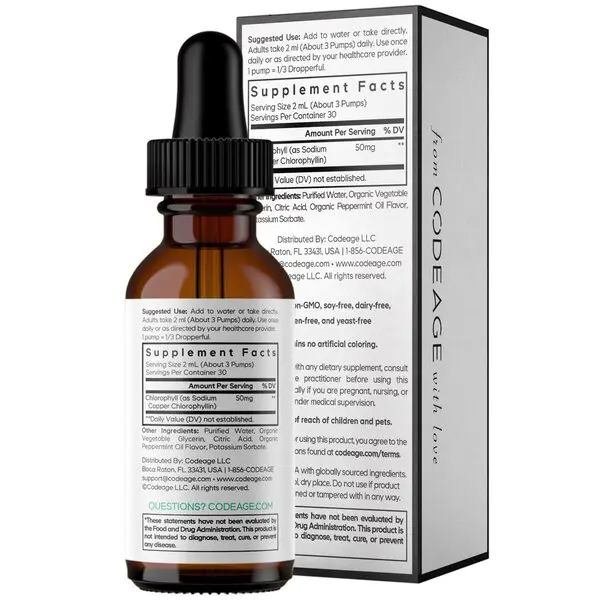 CODEAGE Chlorophyll Liquid Drops Supplement