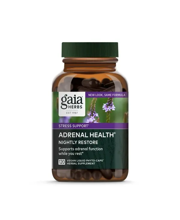 GAIA HERBS Adrenal Health Nightly Restore - No Color