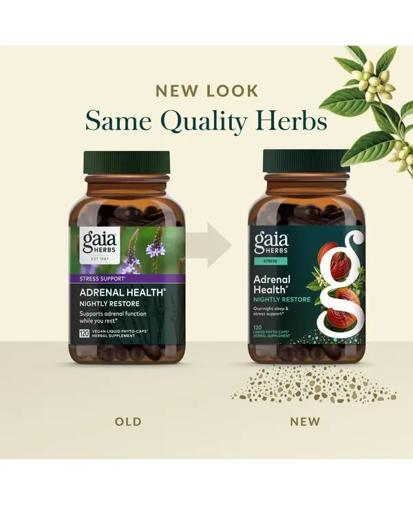GAIA HERBS Adrenal Health Nightly Restore