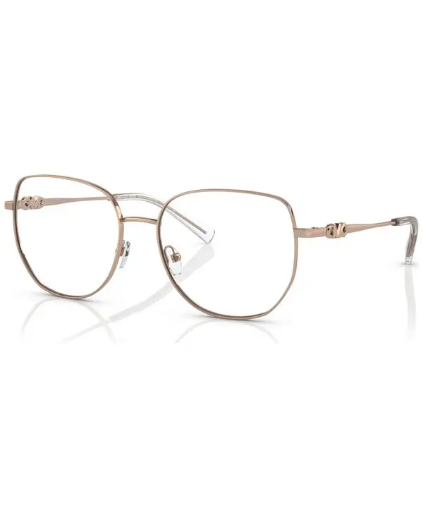 Michael Kors Square Eyeglasses - Rose Gold Tone
