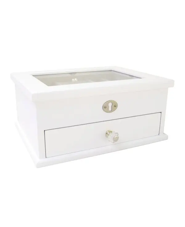 MELE & CO Mini Lili Jewelry Box - White