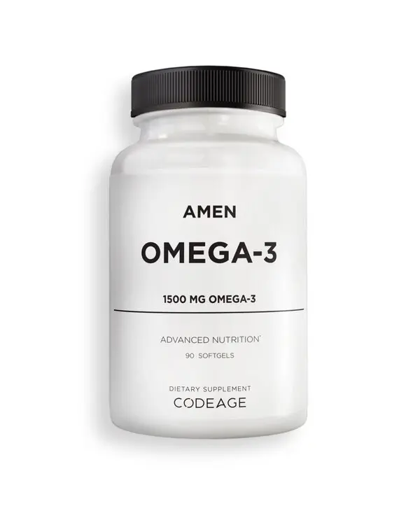 Amen Omega-3 Supplement 1500mg High-potency Daily Omega 3 Epa And Dha Fatty Acids Fish Oil 45-day Supply Omega 3 Fatty Acid Supplements