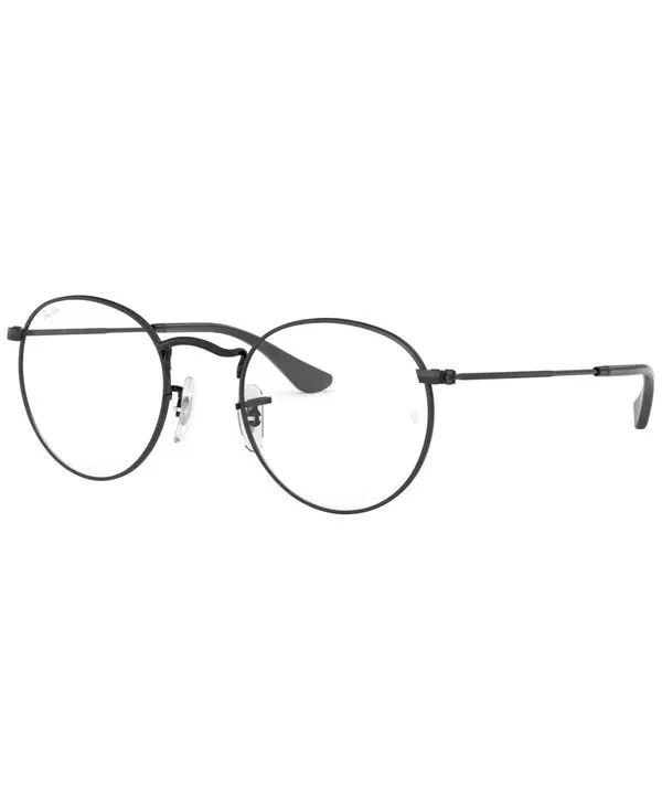Ray-ban Round Metal Eyeglasses - Matte Blac