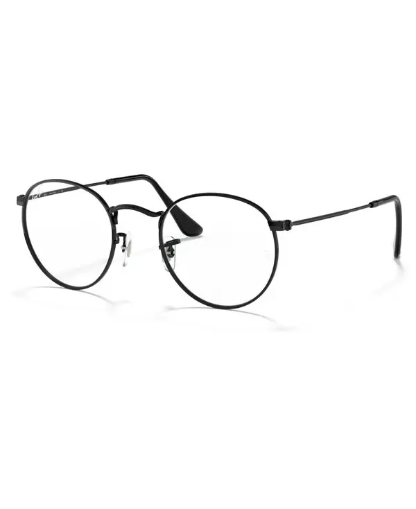 Ray-ban Round Metal Eyeglasses - Matte Blk