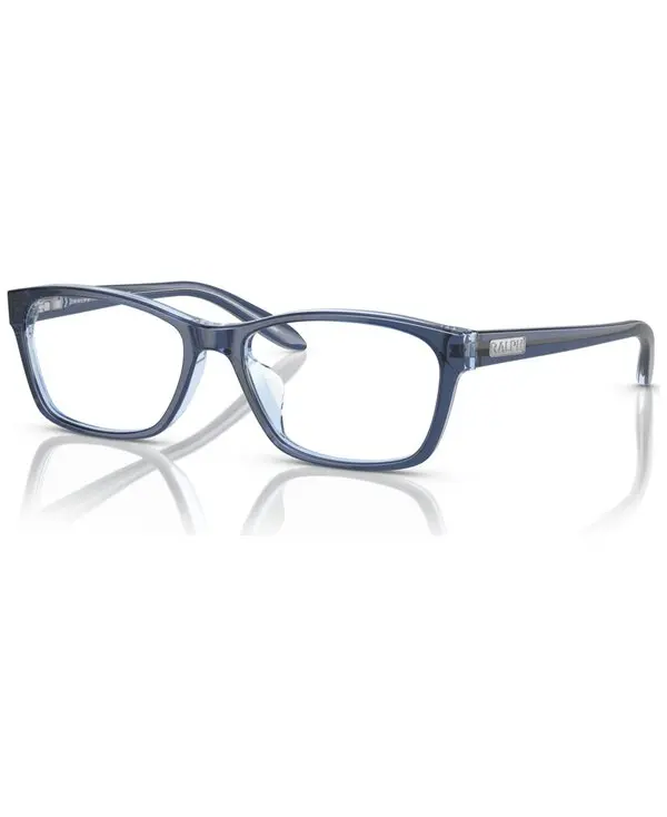 Ralph Lauren Square Eyeglasses - Opal Blue On Light Opal Blue