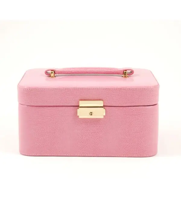 BEY-BERK Lizard Debossed Jewelry Box