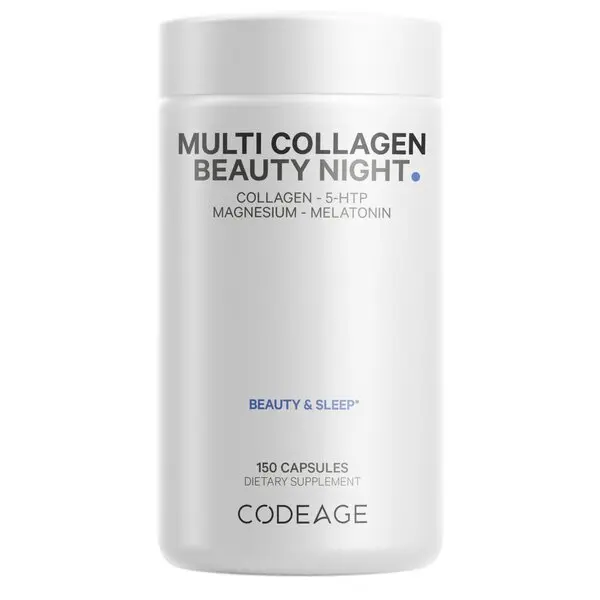 CODEAGE Multi Collagen Beauty Night Capsules - White