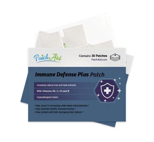 PATCHAID Immune Defense Plus Vitamin Patch - White