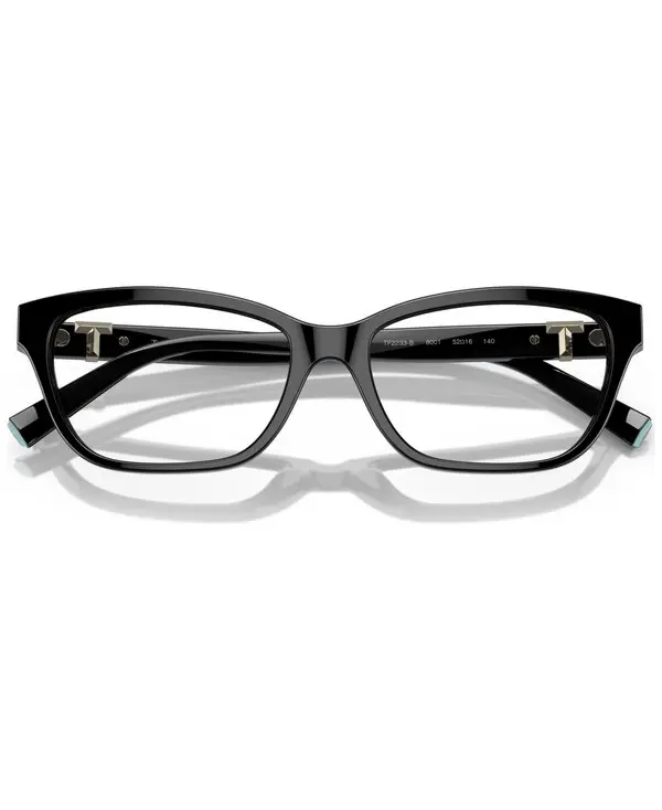 Tiffany & Co. Tortoiseshell Pillow Frame Eyeglasses - Black