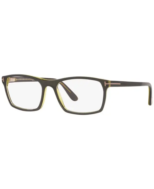 TOM FORD Rectangle Eyeglasses - Green Dark