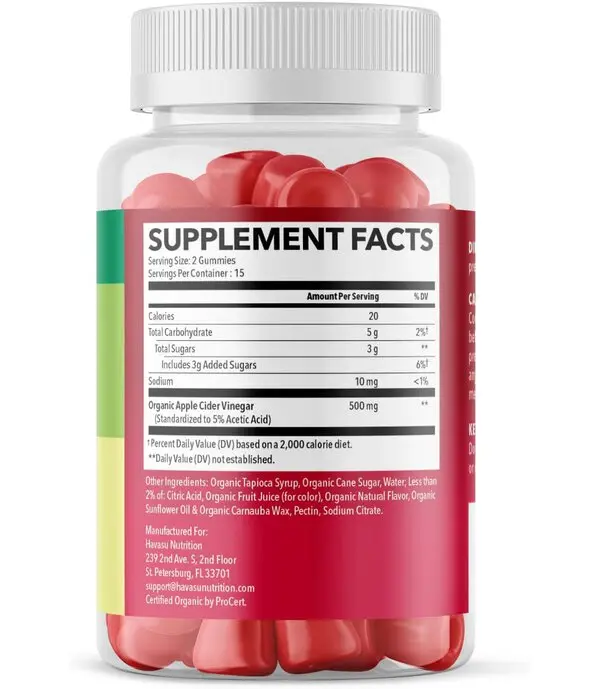 HAVASU NUTRITION Apple Cider Vinegar Gummies