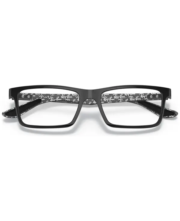 Ray-ban Rectangle Eyeglasses - Shiny Black