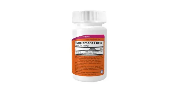 NOW FOODS Vitamin D3
