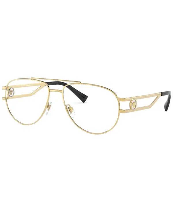 Versace Ve1269 Pilot Eyeglasses - Gold-tone
