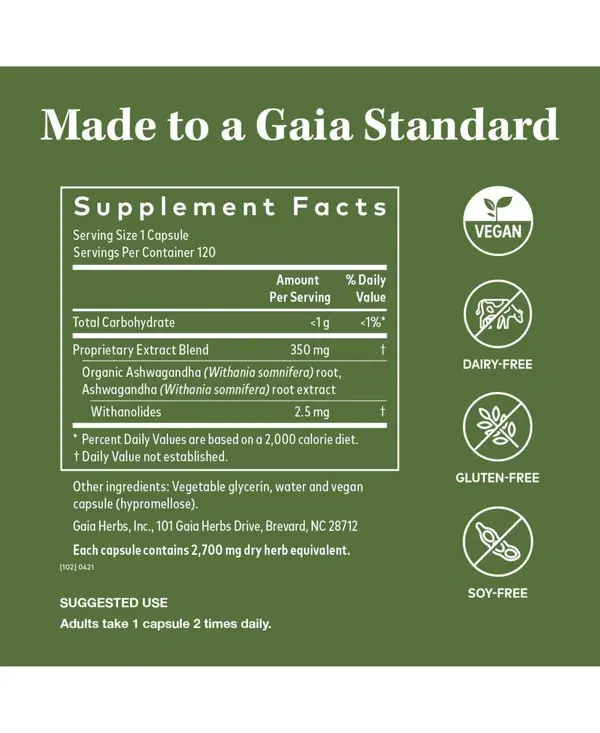 GAIA HERBS Ashwagandha Root