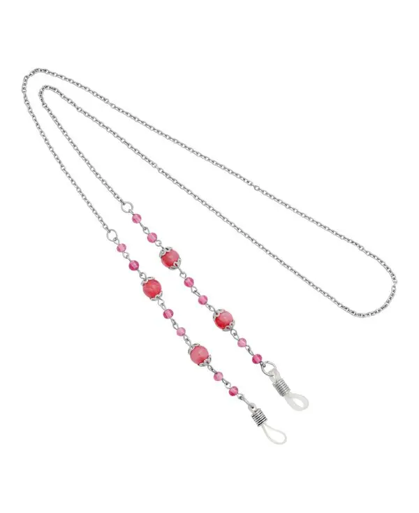 2028 Bead Eyeglass Holder - Pink