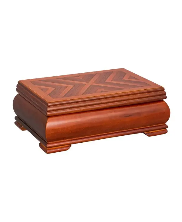 MELE & CO Mele Co. Carmen Wooden Jewelry Box In Finish - Walnut
