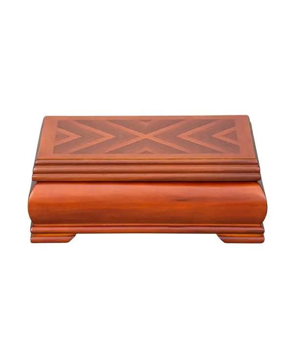 MELE & CO Mele Co. Carmen Wooden Jewelry Box In Finish