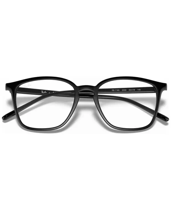 Ray-ban Square Eyeglasses - Shiny Black