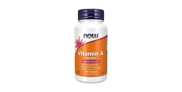 NOW FOODS Vitamin A From Fish Liver Oil - No Color