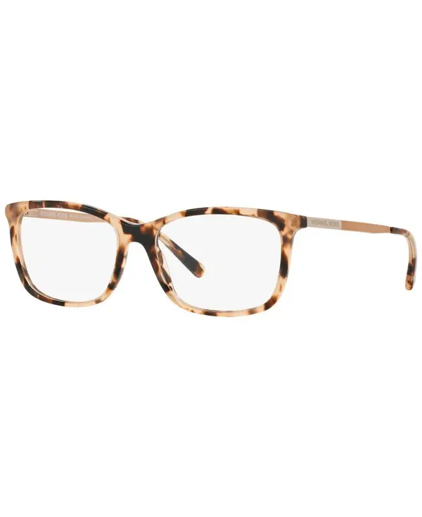 Michael Kors Rectangle Eyeglasses - Pink Tort