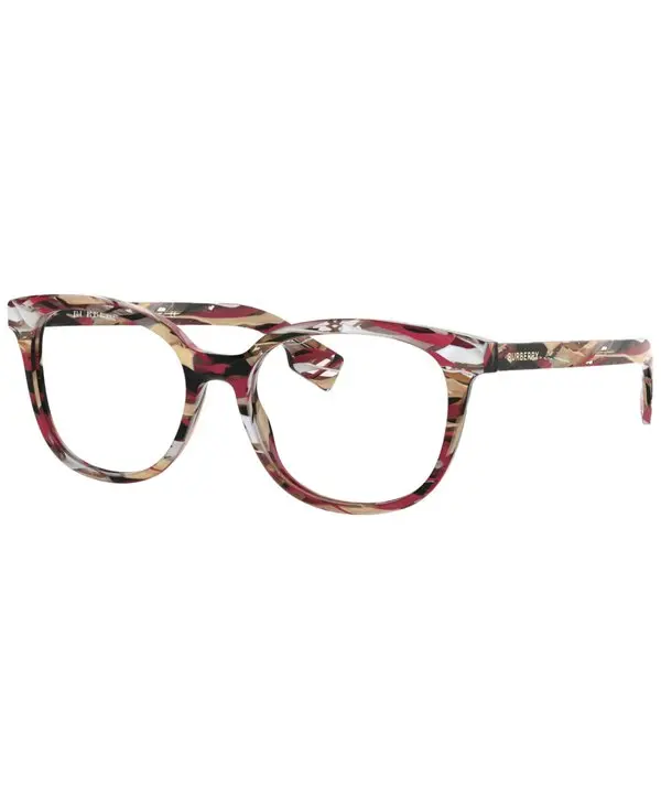Burberry Be2291 Square Eyeglasses - Red Multi
