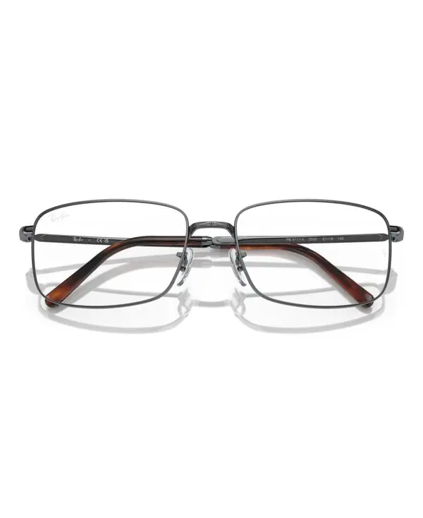 Ray-ban Rectangle Eyeglasses - Gunmetal
