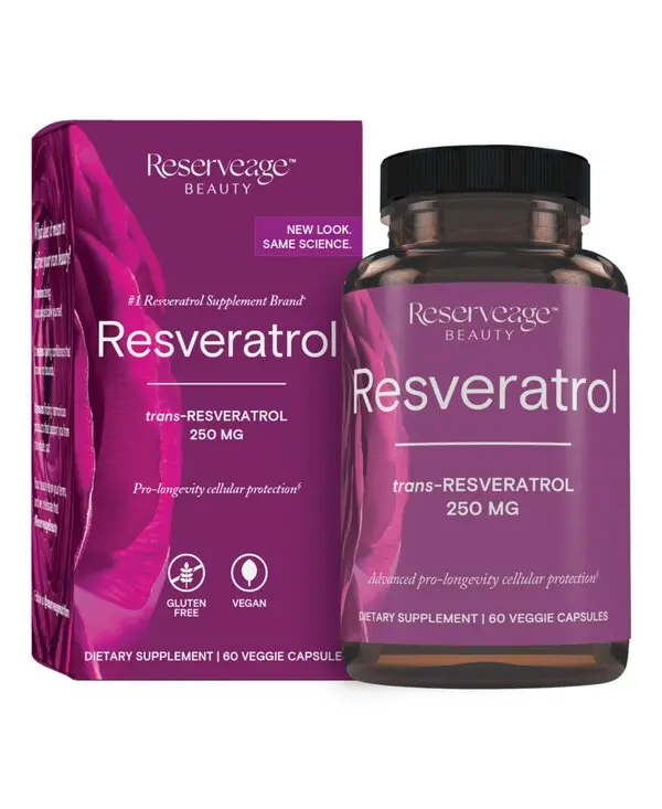 RESERVEAGE Resveratrol 250 Mg - No Color
