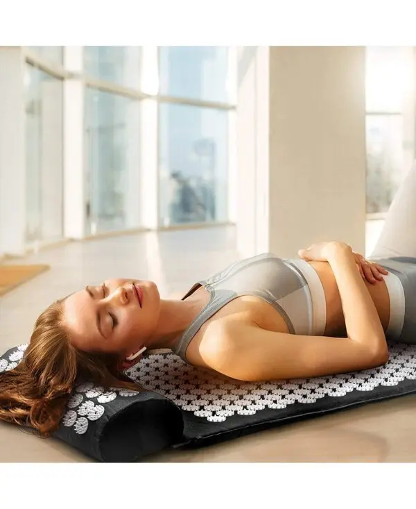 SORBUS Deluxe Acupressure Mat Pillow Set