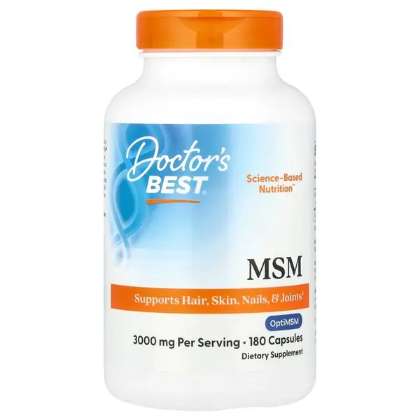 DOCTOR'S BEST Msm With Optimsm 1 000 Mg 180 Capsules - Assorted Pre-pack