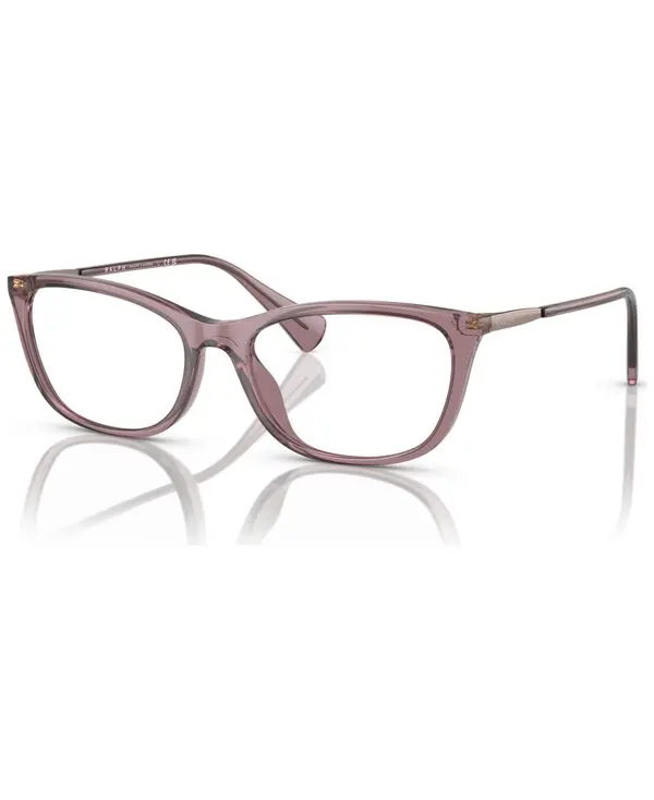 Ralph Lauren Oval Eyeglasses - Transparent Plum