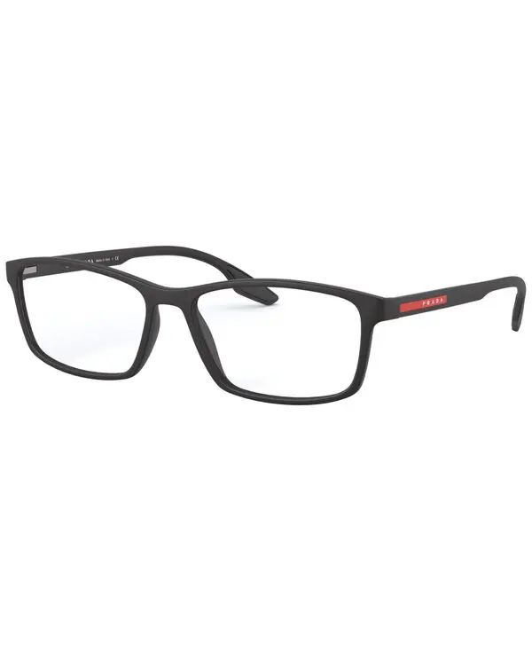 Prada Rectangle Eyeglasses - Matte Black