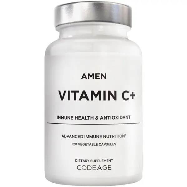 CODEAGE Amen Vitamin C+ Supplement With Zinc - White