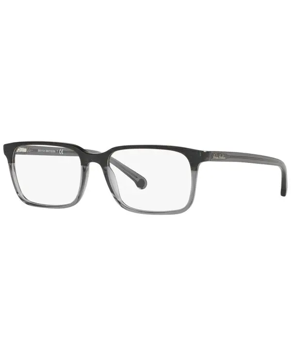 Brooks Brothers Rectangle Eyeglasses - Grey