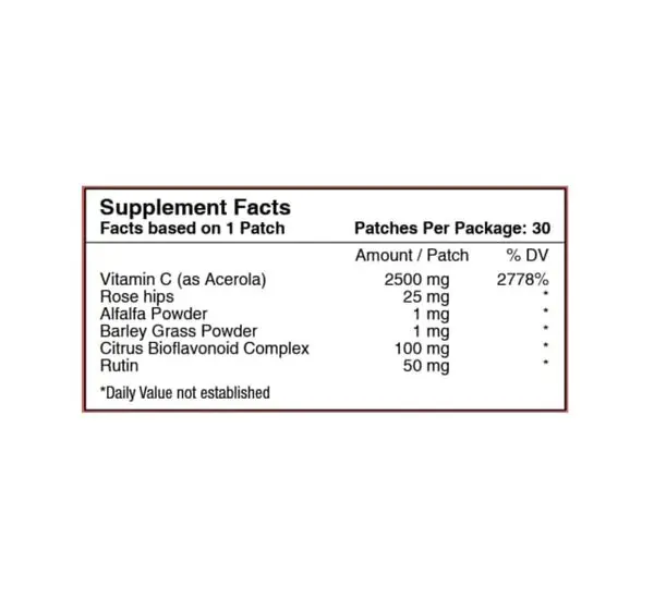 PATCHAID Vitamin C Plus Vitamin Patch