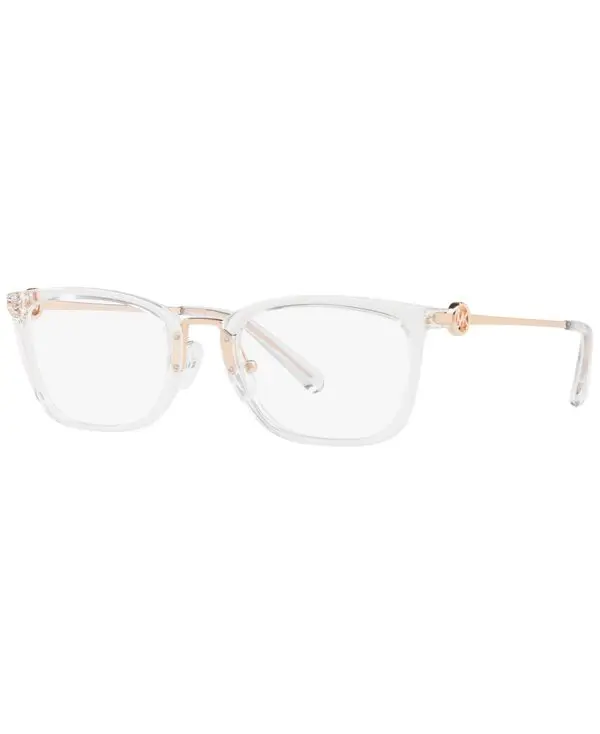 Michael Kors Captiva Rectangle Eyeglasses - Crystal