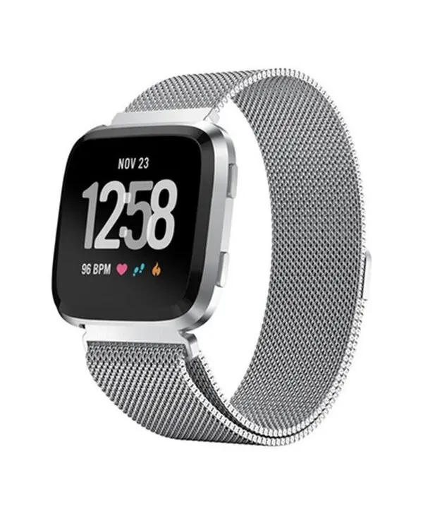 POSH TECH Stainless Steel Mesh Band - Silver-tone