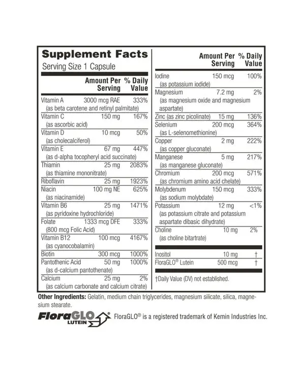 TWINLAB Daily One Caps Without Iron